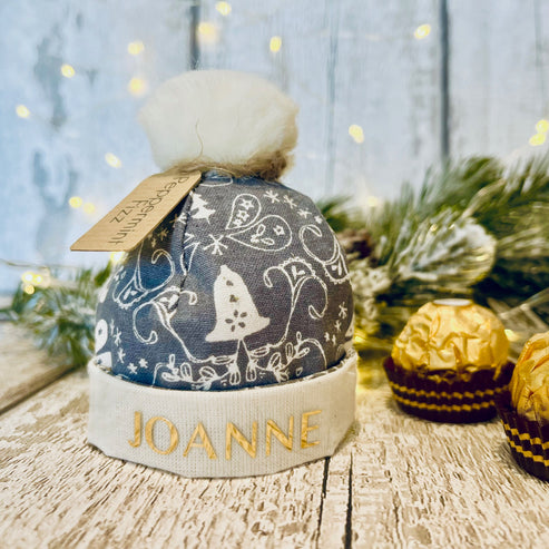 Mini Bobble Hat Decoration – PeppermintFizz